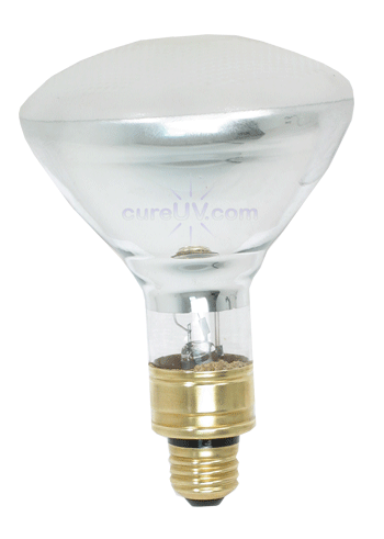 100 Watt UVA, UVB Spot Light - Reptile Care, Self Ballast, Medium Sock