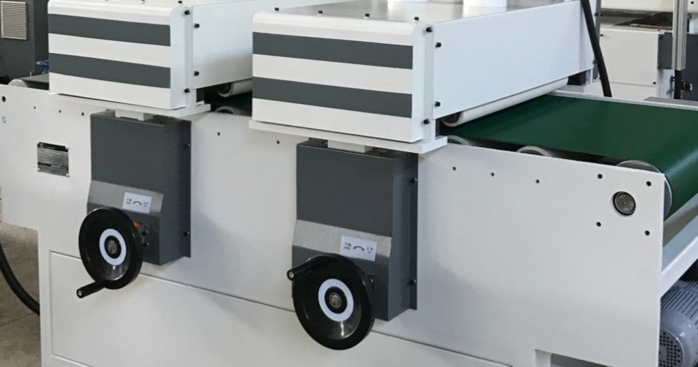 CureUV Industrial Brush Machine for Natural Oil Finishing
