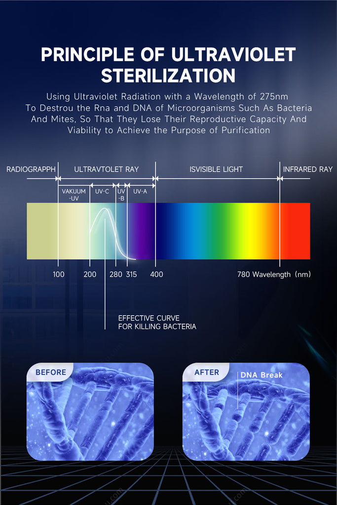GermAwayUV E26, 5" & 6" UVC Round Recessed Downlight