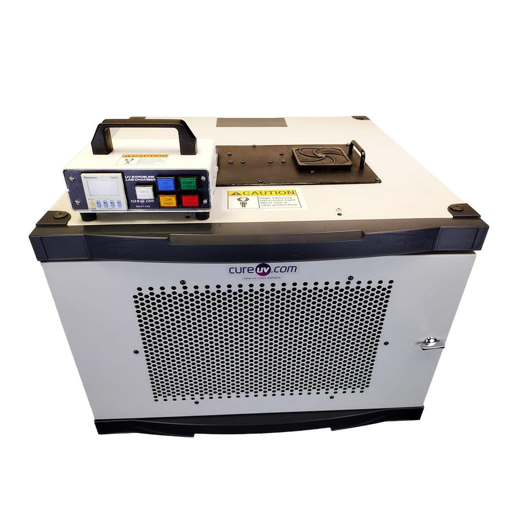 UV Exposure Lab Chamber with Timer & Adjustable Shelf