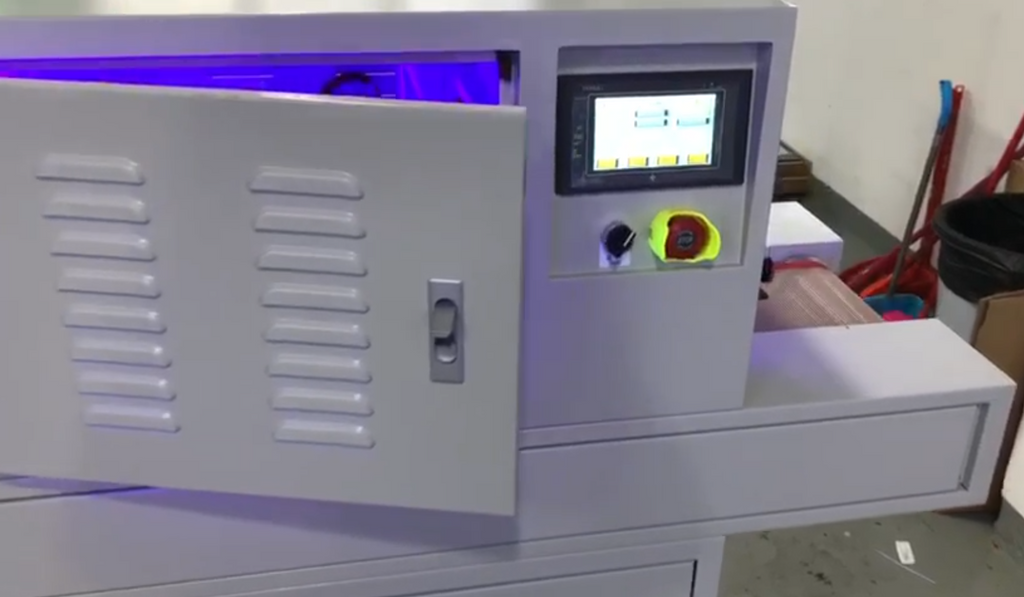 SPDI UV High Intensity LED UV Curing Conveyor System with forced air c