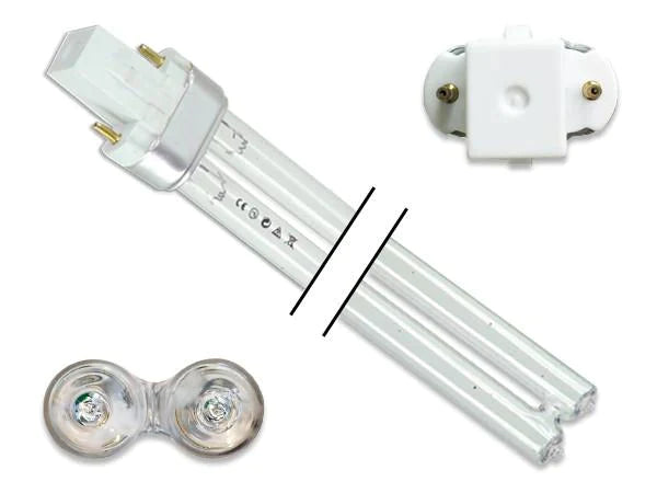 CureUV Brand UVC Bulb for Light Sources LTC9W/G23
