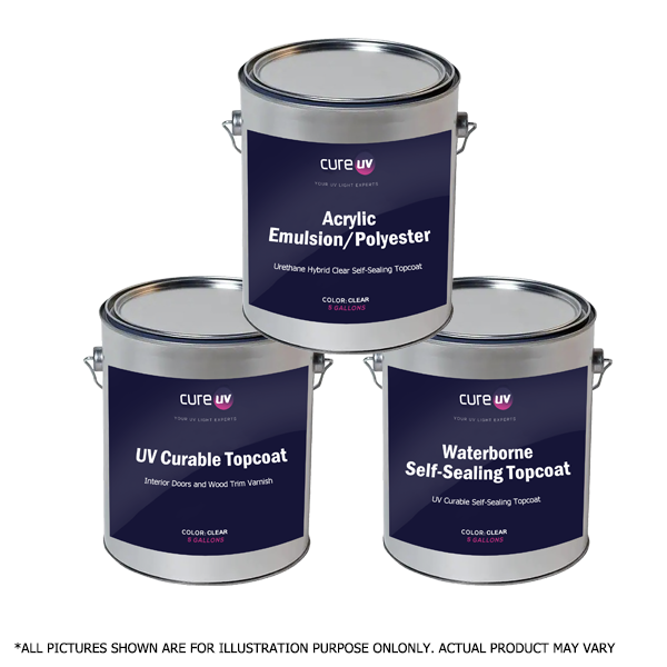 UV Wood Finishing Value Pak - 1 Gallon of Each – CureUV